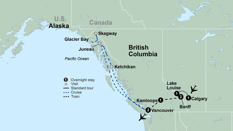 Canadian Rockies and Alaska's Inside Passage with Travel More